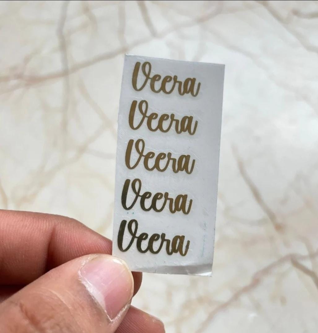 Metallic sticker - Veera rakhi – Maya Resin Store