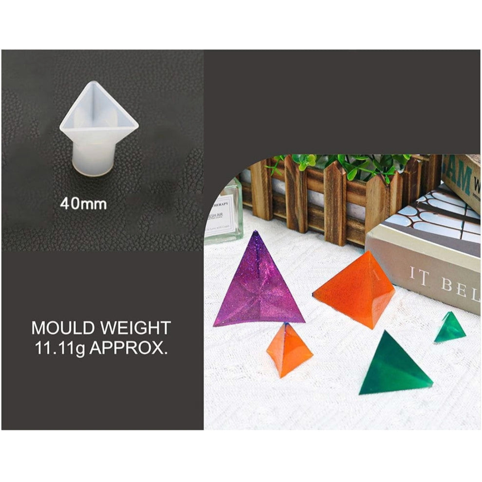 Pyramid mould / Triangle mould – Maya Resin Store
