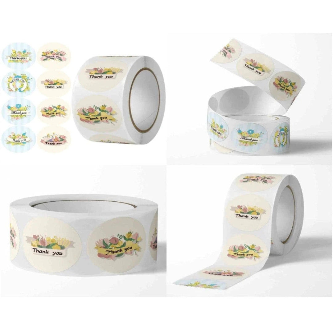 Thank You Sticker Roll -B – Maya Resin Store