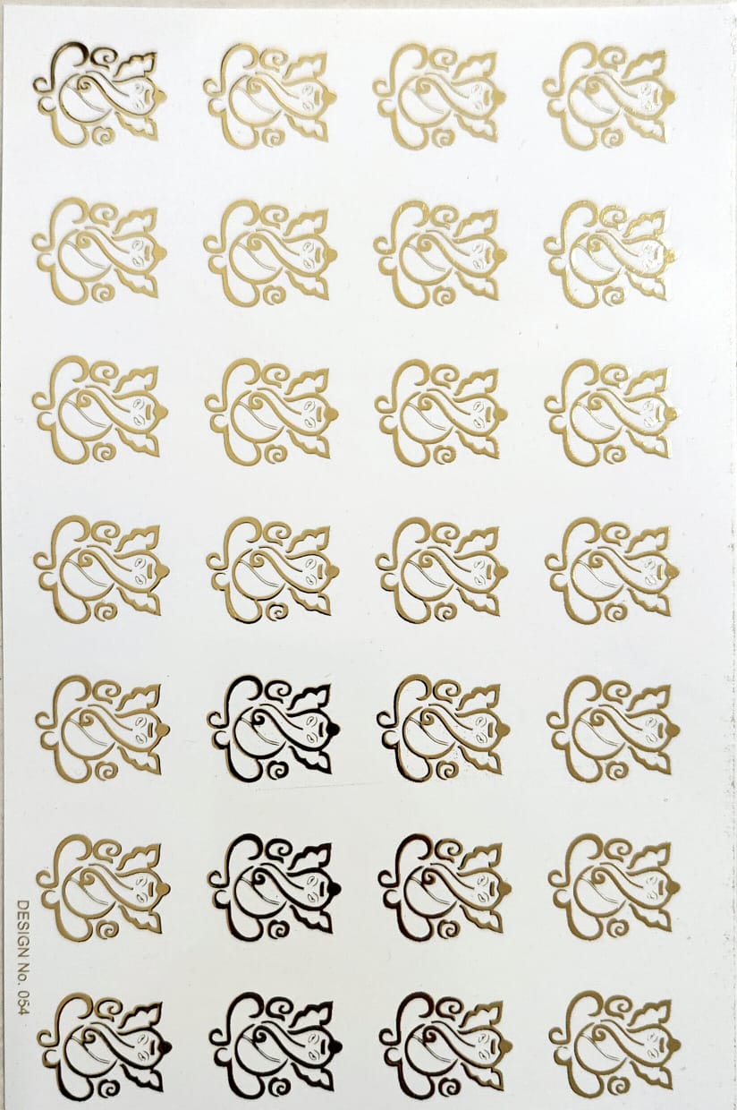 Ganesh Embossed stickers – Maya Resin Store
