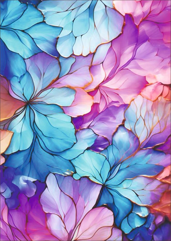 Designer Colourful sticker E – Maya Resin Store