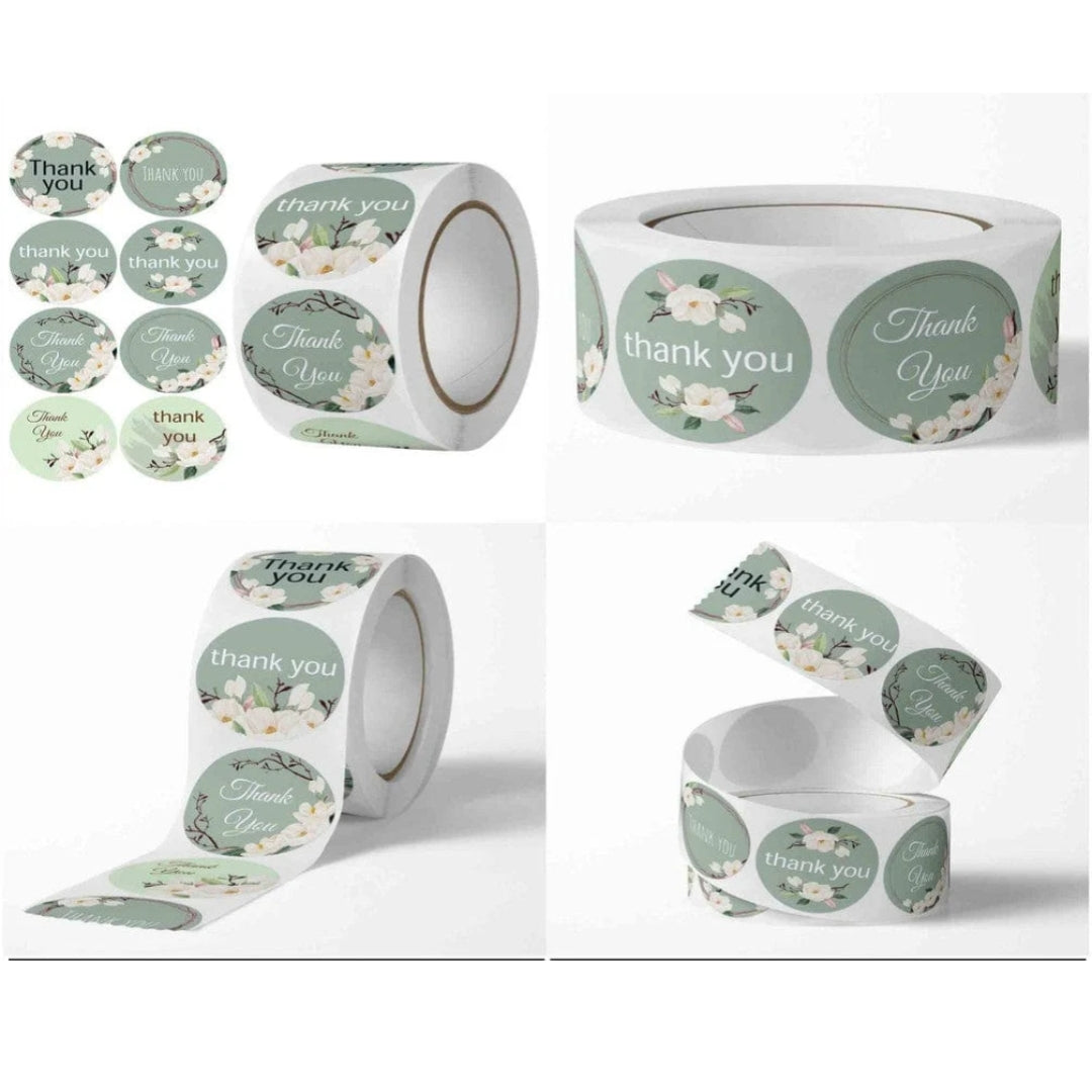 Thank You Sticker Roll - J – Maya Resin Store