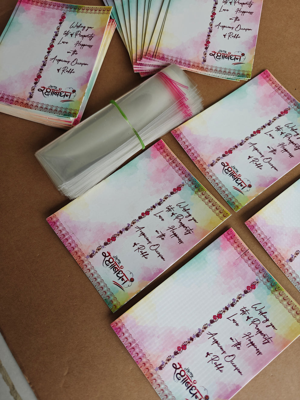 Rakhi card with packet - B – Maya Resin Store