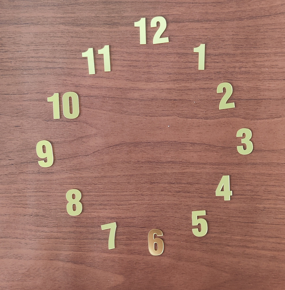 Numerical Numbers for clock – Maya Resin Store