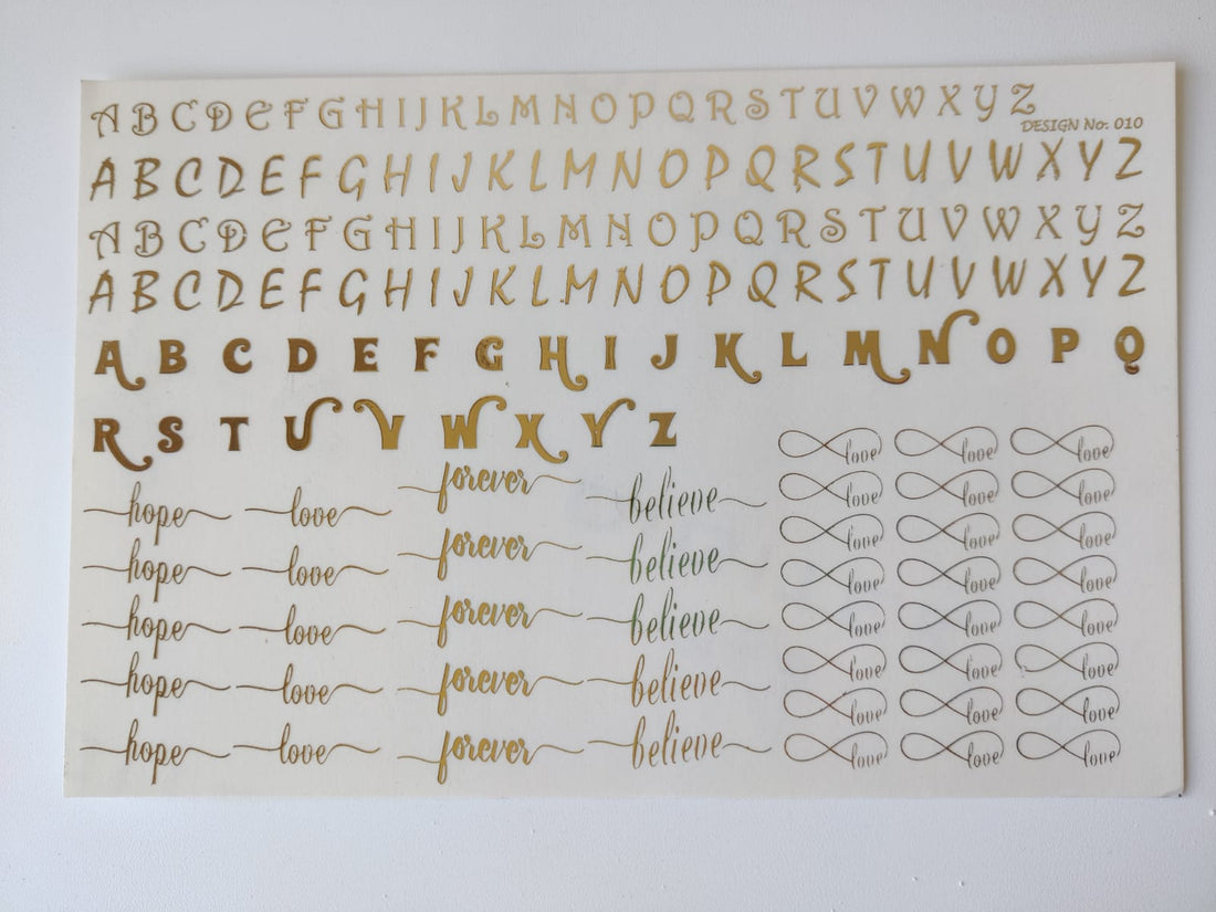 Bookmark, coaster & alphabets embossed stickers – Maya Resin Store