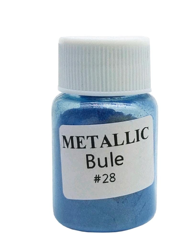 Metallic Blue mica pearl powder – Maya Resin Store