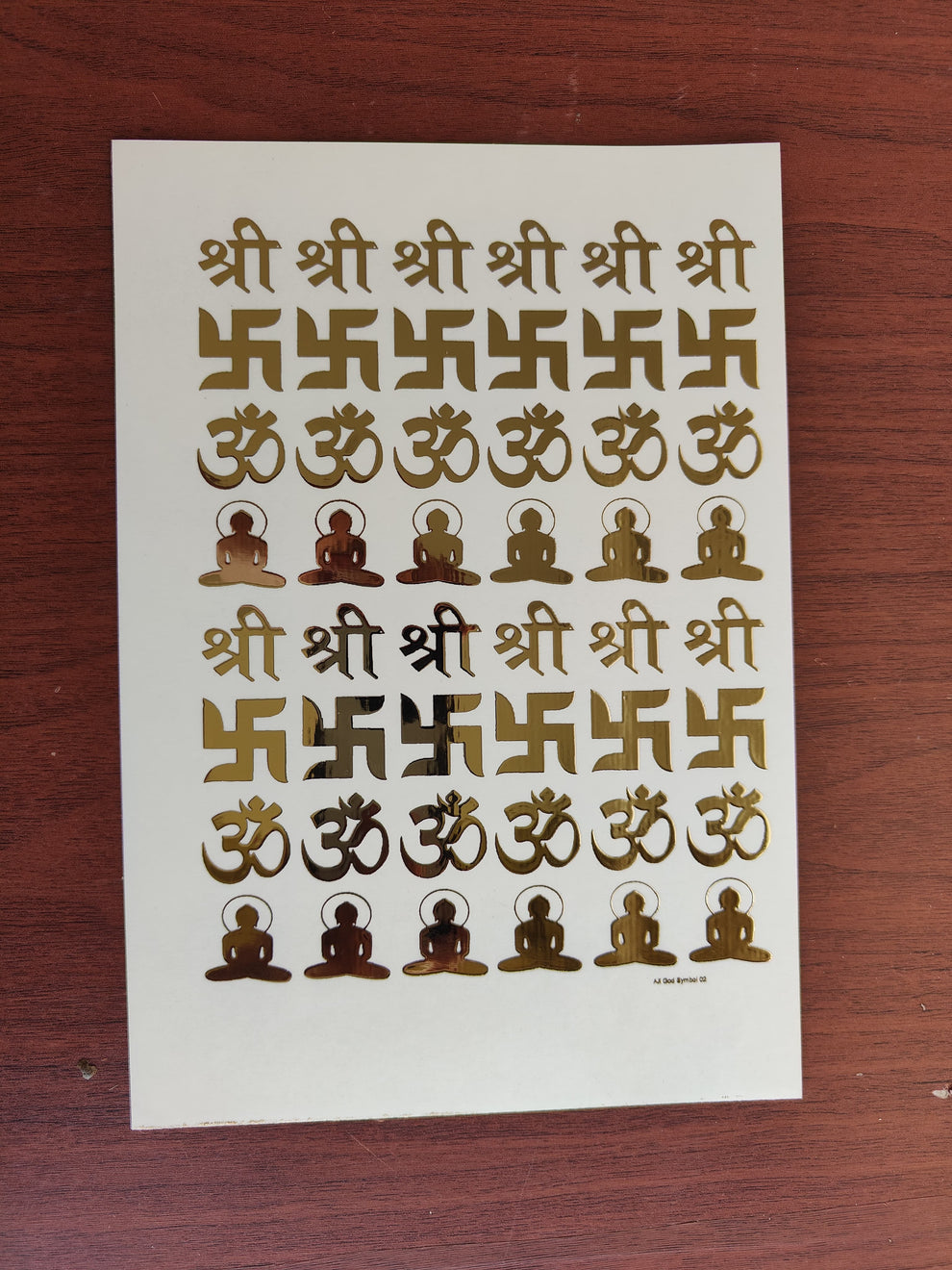 Shree/ Om/ Swastik Embossed Stickers – Maya Resin Store
