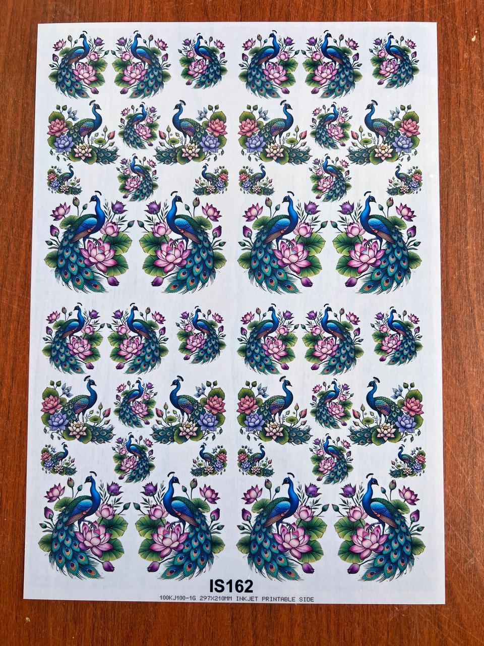 Peacock Insert sheet A4 Size – Maya Resin Store