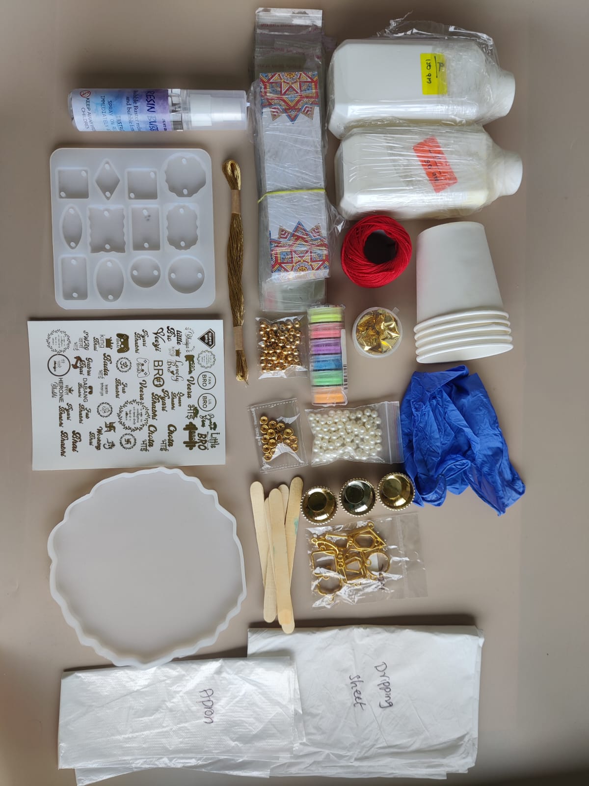 Rakhi kit with packaging material - Acadma – Maya Resin Store