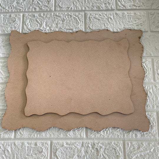 Rectangle MDF base zigzag – Maya Resin Store